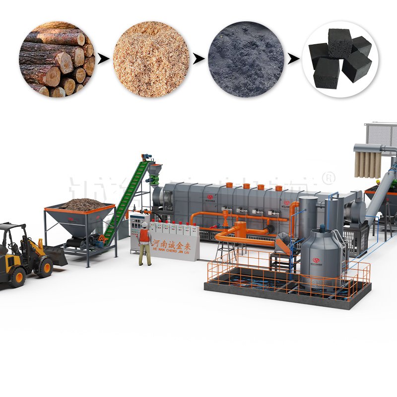 Biomass Charcoal Making Machine for Sale - Chengjinlai Machinery